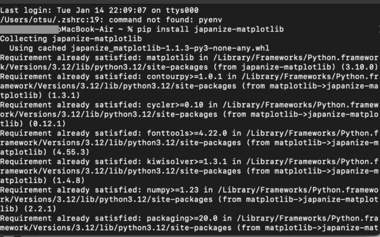 【python】matplotlibがフォントを認識しない問題（not found）を解決した話 | どこに居てもひとり